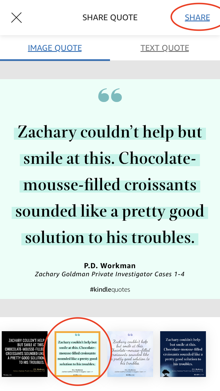 Sharing Kindle Quotes | pdworkman.com