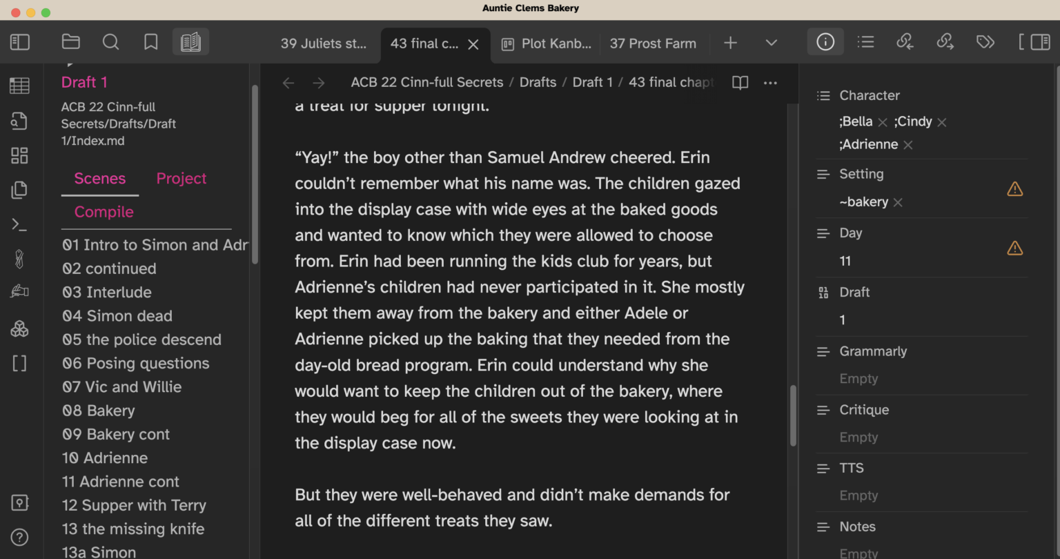 Writing a Novel in Markdown with Obsidian (70+ Books Later) | pdworkman.com
